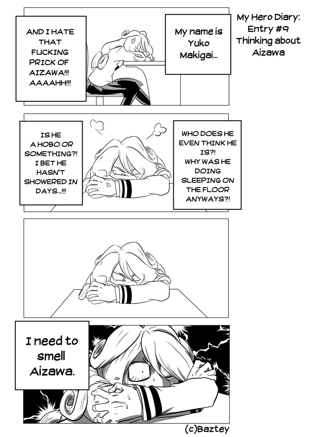 My Hero Diary Entry #9 by Baztey on DeviantArt My Hero Diary Entry #9 by Baztey on DeviantArt