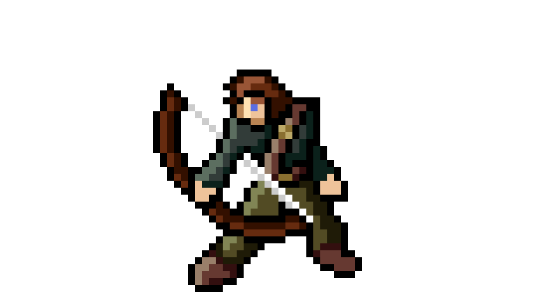 Learning Pixel Art Day 5 - Elven Ranger Again by DesReploid on DeviantArt Learning Pixel Art Day 5 - Elven Ranger Again by DesReploid on DeviantArt