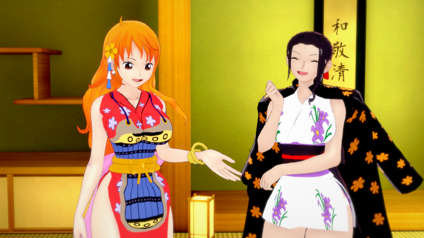 Nami And Nico Robin Wano By Wanerehs2fr On Deviantart