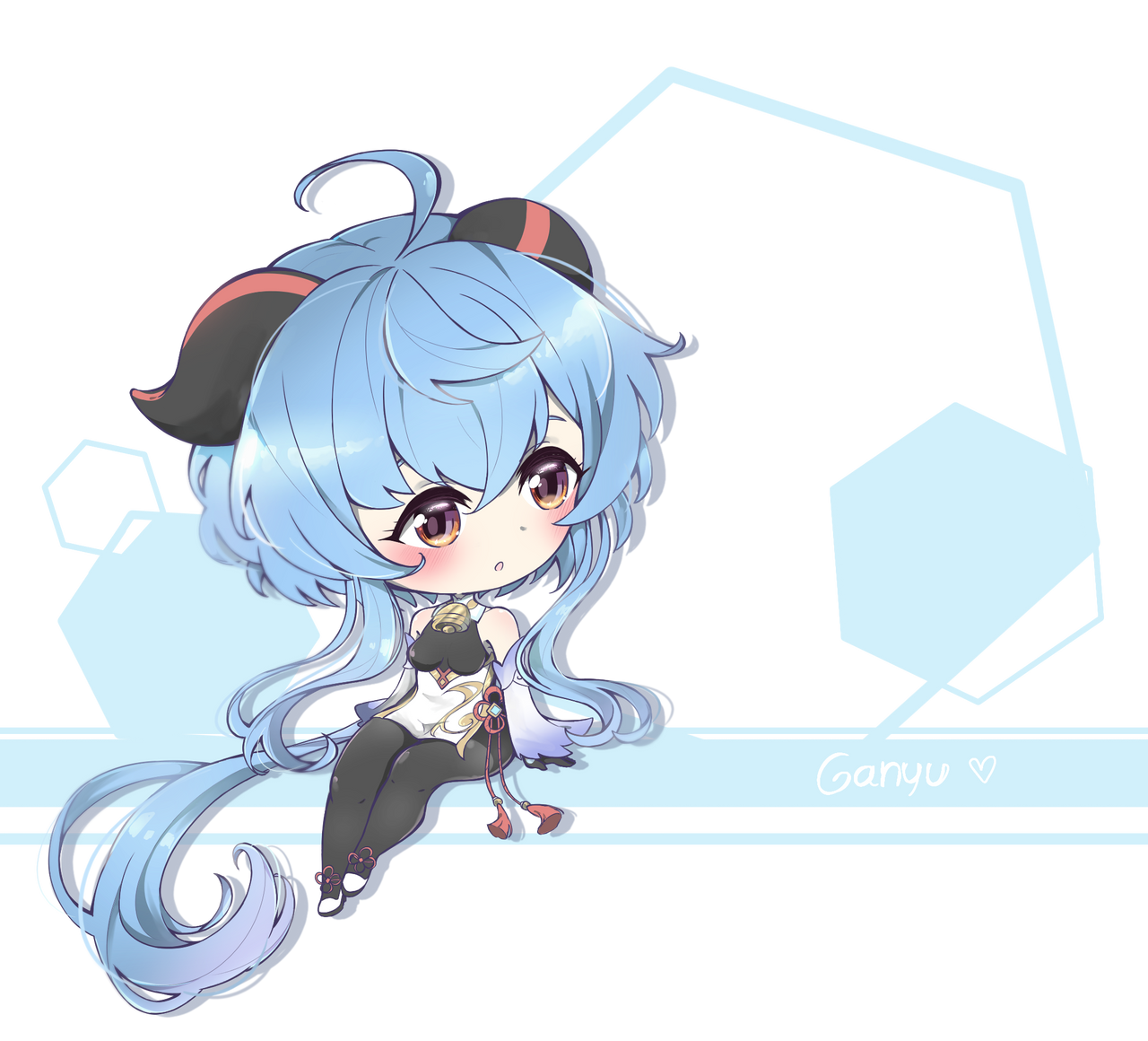 Chibi Ganyu By Shiroui Kun On Deviantart