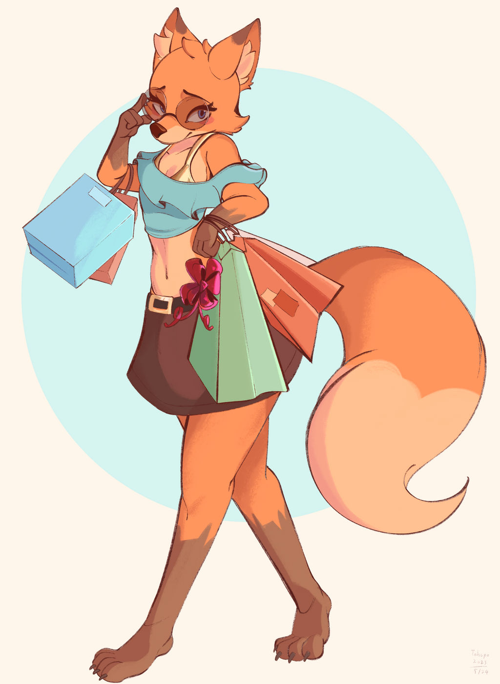 Fox Girl By Tohupo On Deviantart