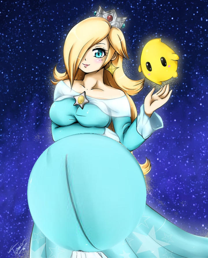 Rosalina Belly Inflation By Bloatedmommylonglegs On Deviantart
