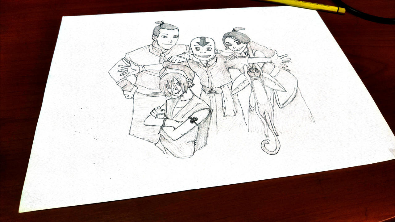 Avatar The Last Airbender Pencil Drawing By Rzmy77 On Deviantart