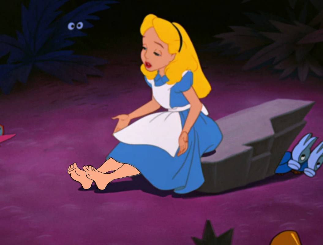 Barefoot Alice Sad By Animedino1 On Deviantart