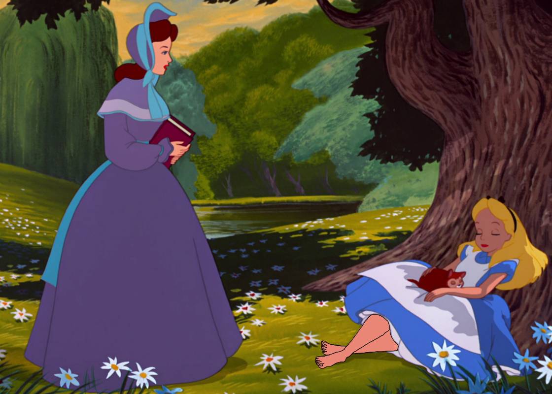 Barefoot Alice Was Just Dreaming By Animedino1 On Deviantart
