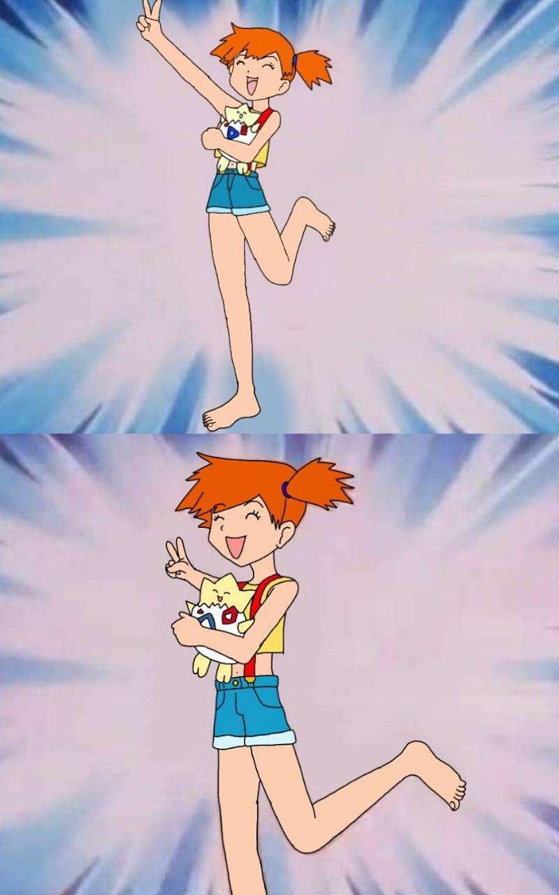 Misty Barefoot And Peace Sign By Animedino1 On Deviantart