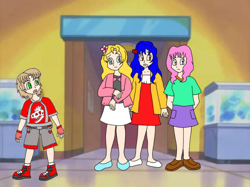 Mike Calls Out Daisy Violet And Lily By Animedino1 On Deviantart