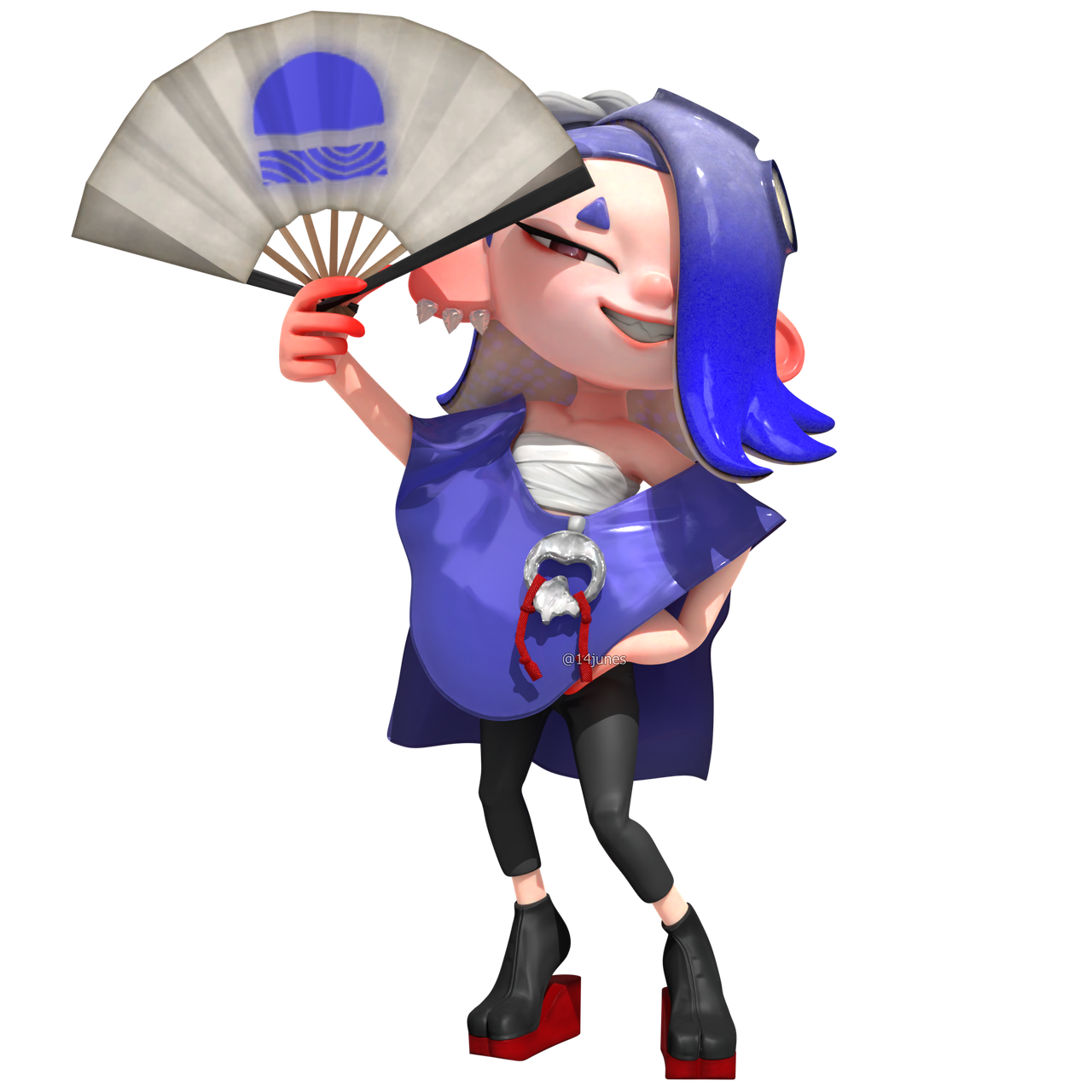 Splatoon 3 - Shiver Render by 14junes on DeviantArt Splatoon 3 - Shiver Render by 14junes on DeviantArt