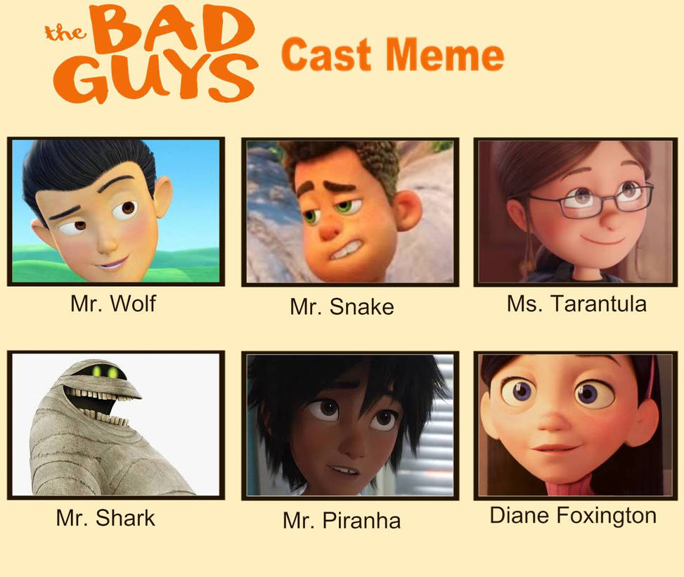 The Bad Guys Cast Meme By GArts05 On DeviantArt the-bad-guys-cast-meme-by-garts05-on-deviantart