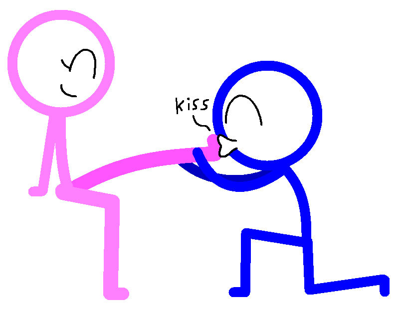 Bluey Kisses Rosys Foot By Enophano On Deviantart