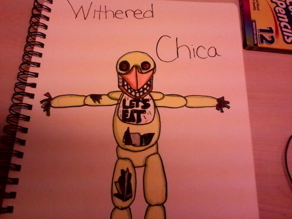 Withered Chica By Gamerangel2003 On Deviantart