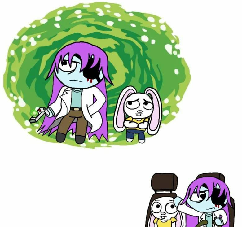 What If Pibby And Bunbun Were Rick And Morty By Alongcamesonic On