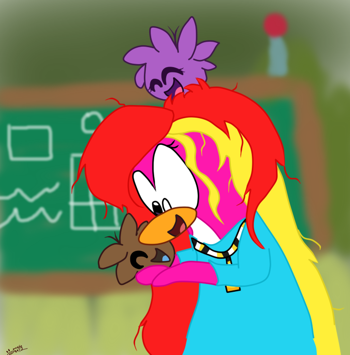 Discovering brown puffles by MidnightAuroraArts on DeviantArt Discovering brown puffles by MidnightAuroraArts on DeviantArt