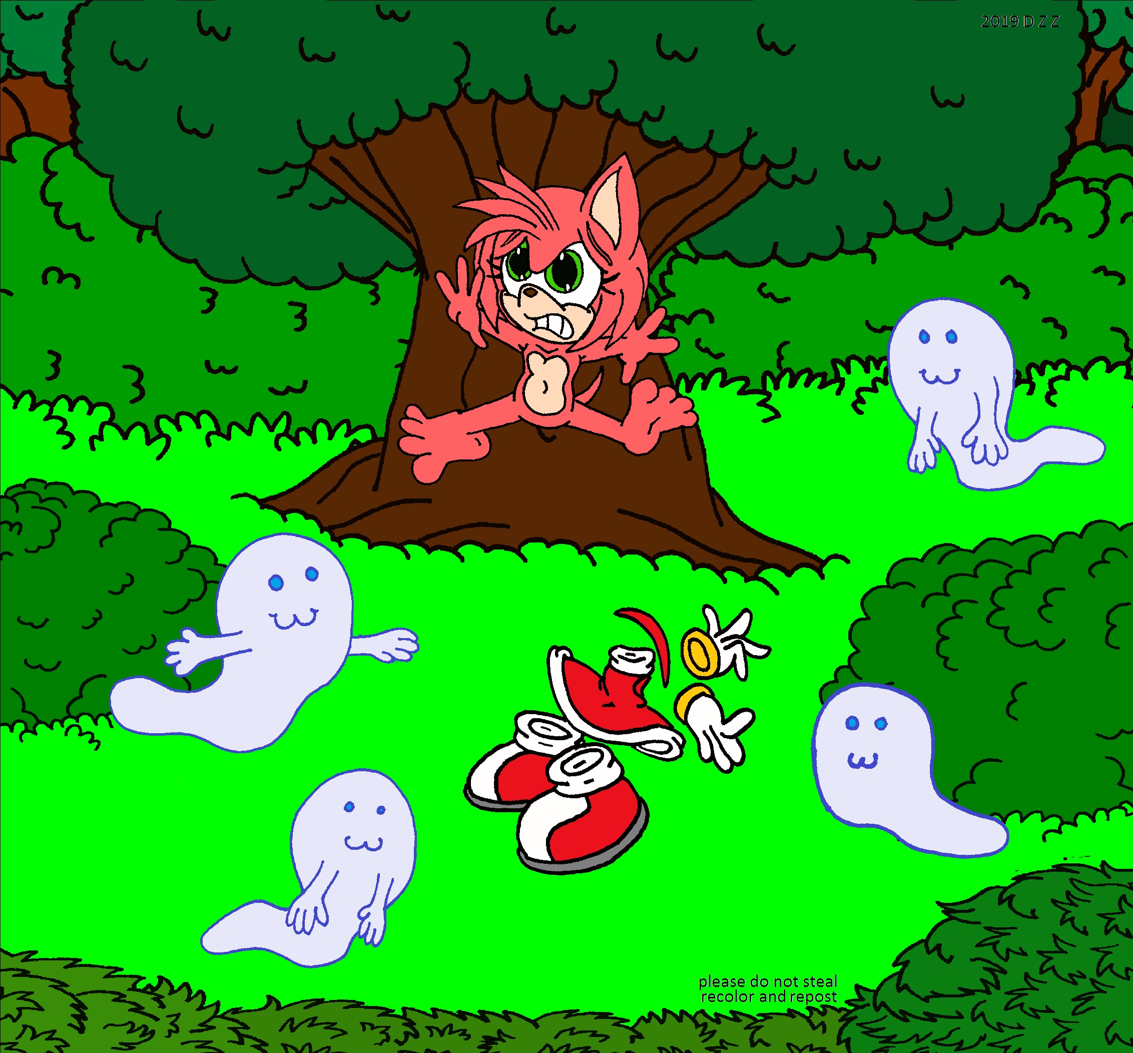 Amy Rose scared out of clothes by Shoo Boos by DARKZADAR-ZERO on DeviantArt Amy Rose scared out of clothes by Shoo Boos by DARKZADAR-ZERO on DeviantArt