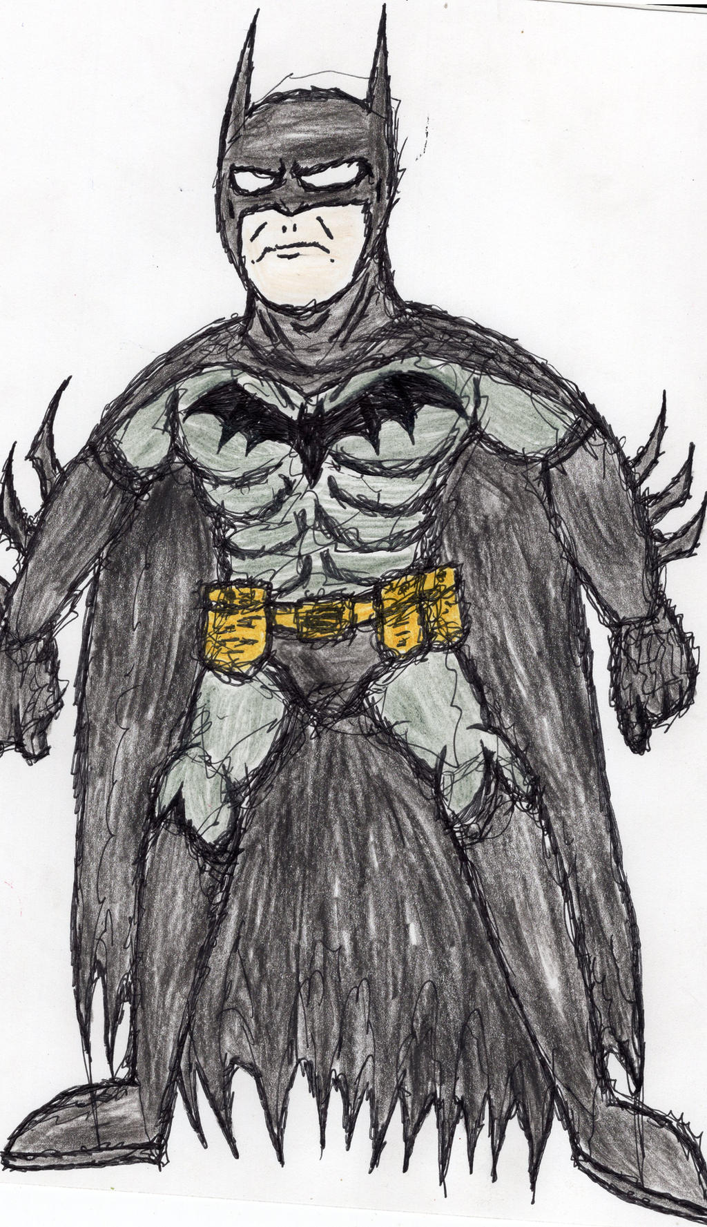 My Latest Portrait Of The Caped Crusader Himself By Mrdodge1997 On