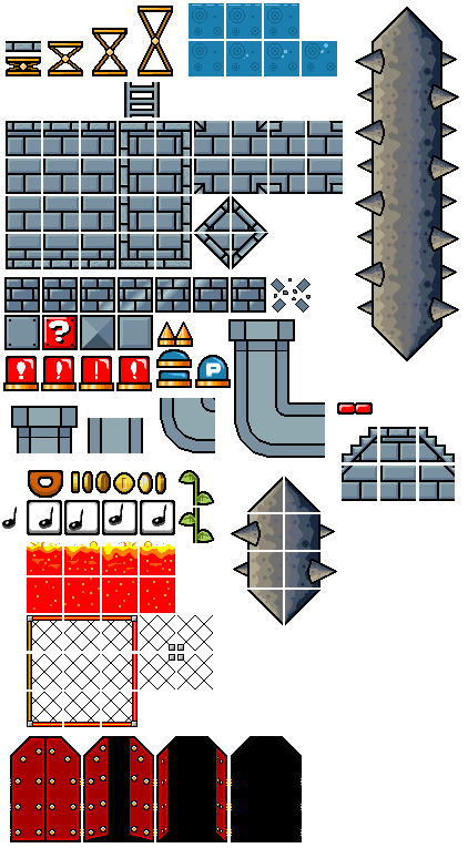 Tileset 6: The Castle by JayWearsMittens on DeviantArt