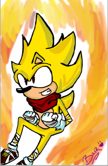 Super Adult Sonic By Emberazulejo On Deviantart