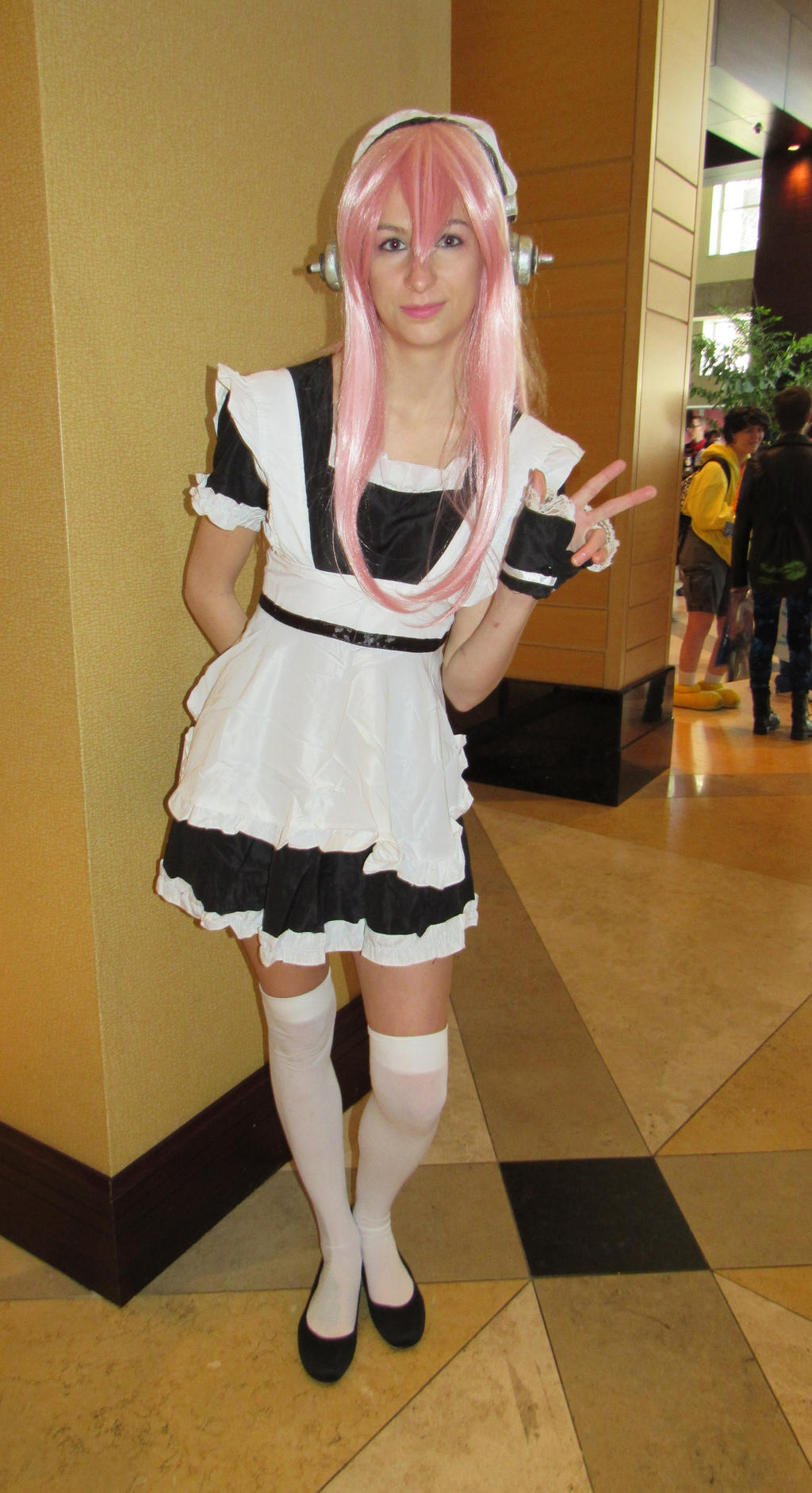 Super Sonico Maid By Jpop52 On Deviantart