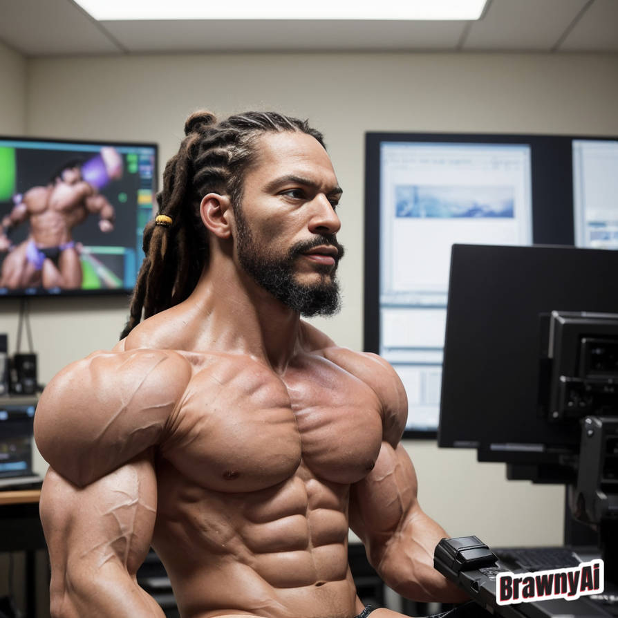 Brawnyai Vision Of Masculine Rasta Jocks 001 By Brawnyai On Deviantart