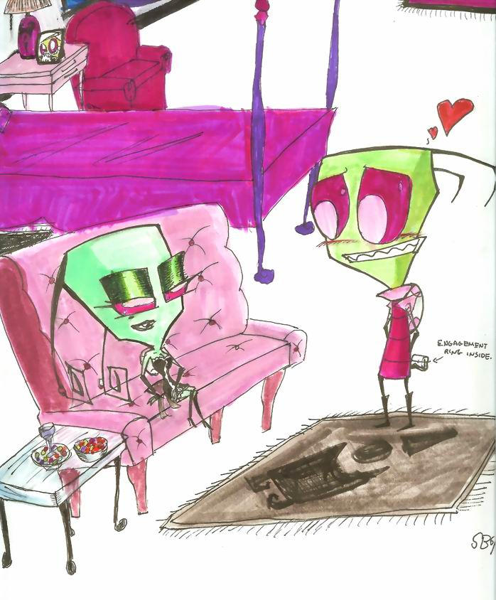 Zim's Proposal by AnnaKlava on DeviantArt