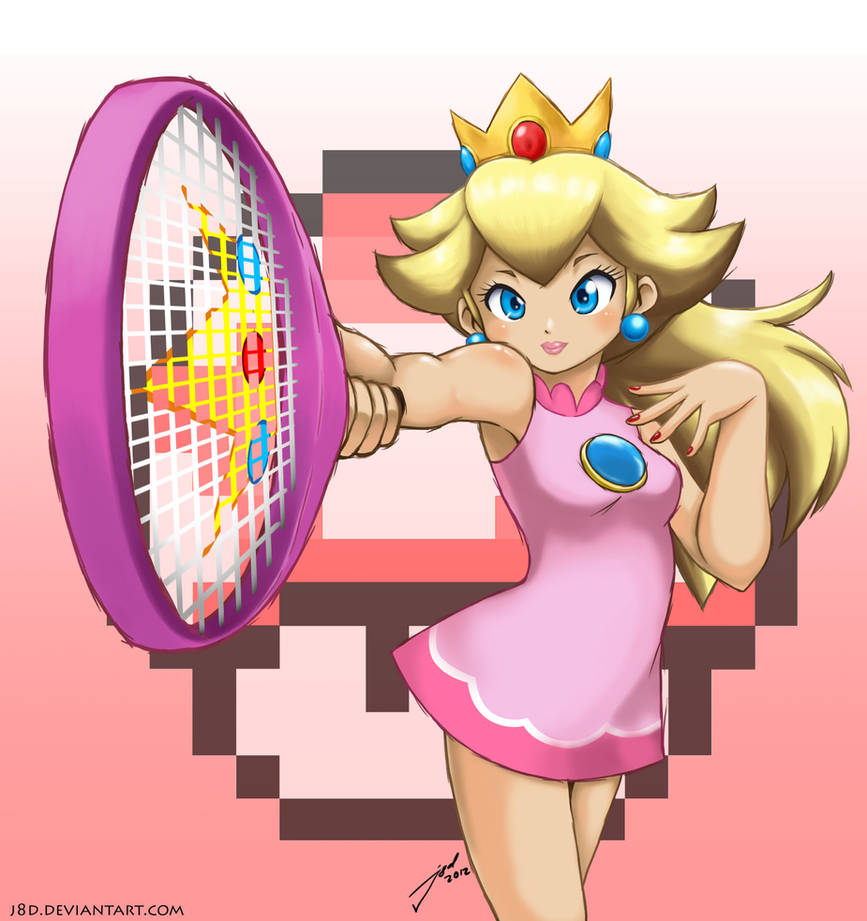 Princess Peach Is Ready By J8d On Deviantart