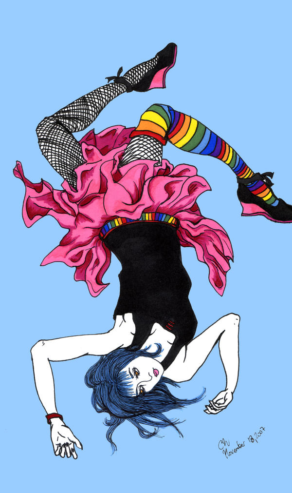 Falling Rainbow by MsPoecilonym on DeviantArt