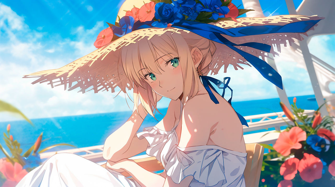 Artoria In The Summer By Romazeo On Deviantart