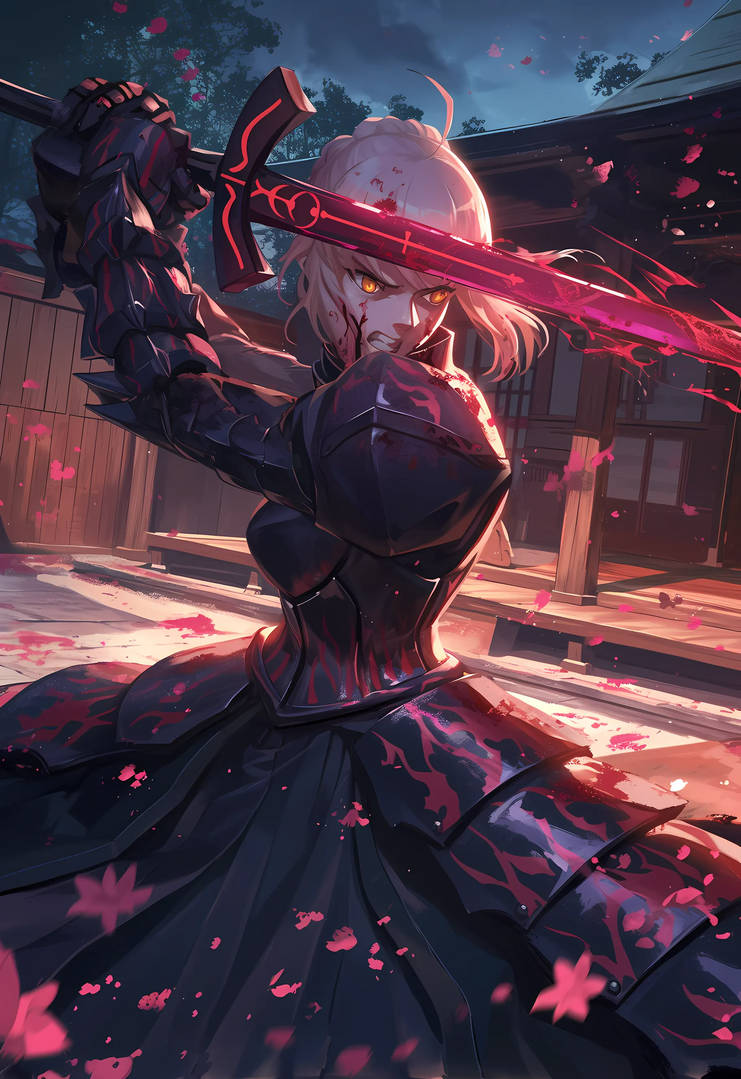 Artoria Alter Night Training By Romazeo On Deviantart