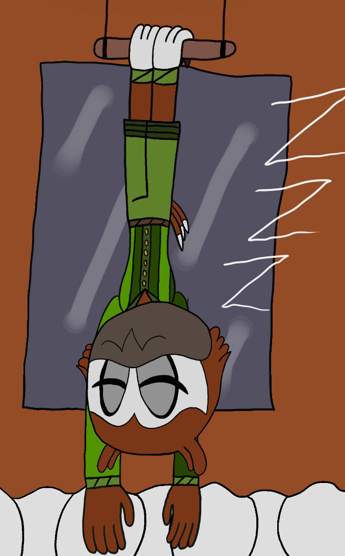 Lilly Sleeping Upside Down By Malibumike64 On Deviantart