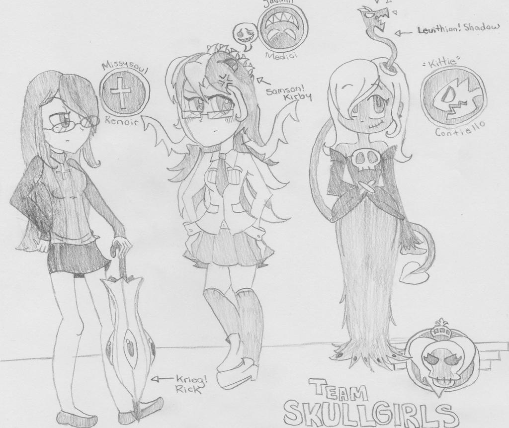 Team Skullgirls By Delightfullyquirky On Deviantart