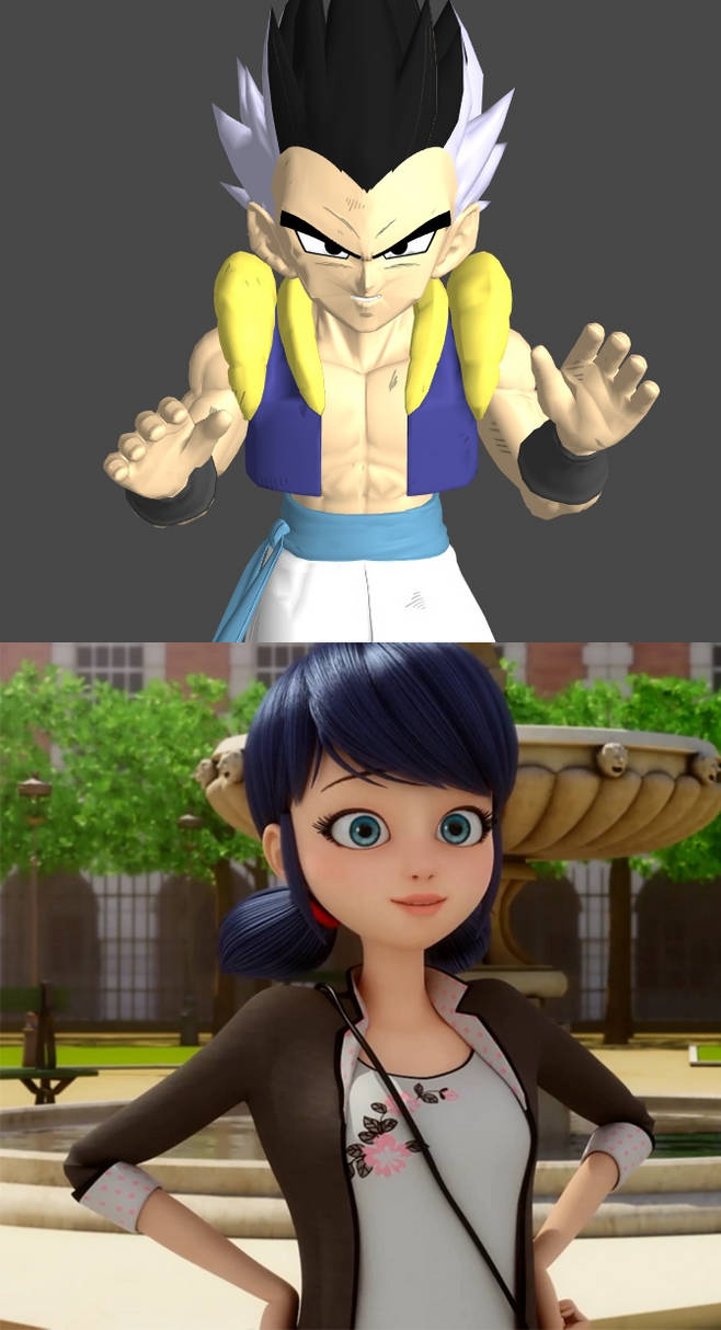 Gotenks Want To Tickle Marinette By Mysteryart901 On Deviantart