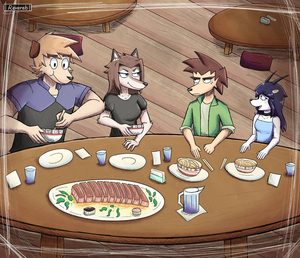 Comida Con Amigos By Llrsbrll On Deviantart