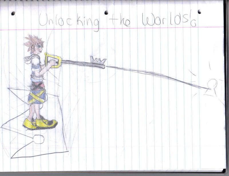 Sora and Keyblade by roxasluvr07 on DeviantArt