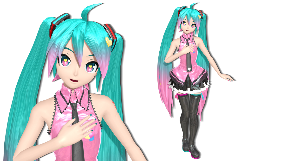 Pdaft Electric Love Miku By Roki P On Deviantart