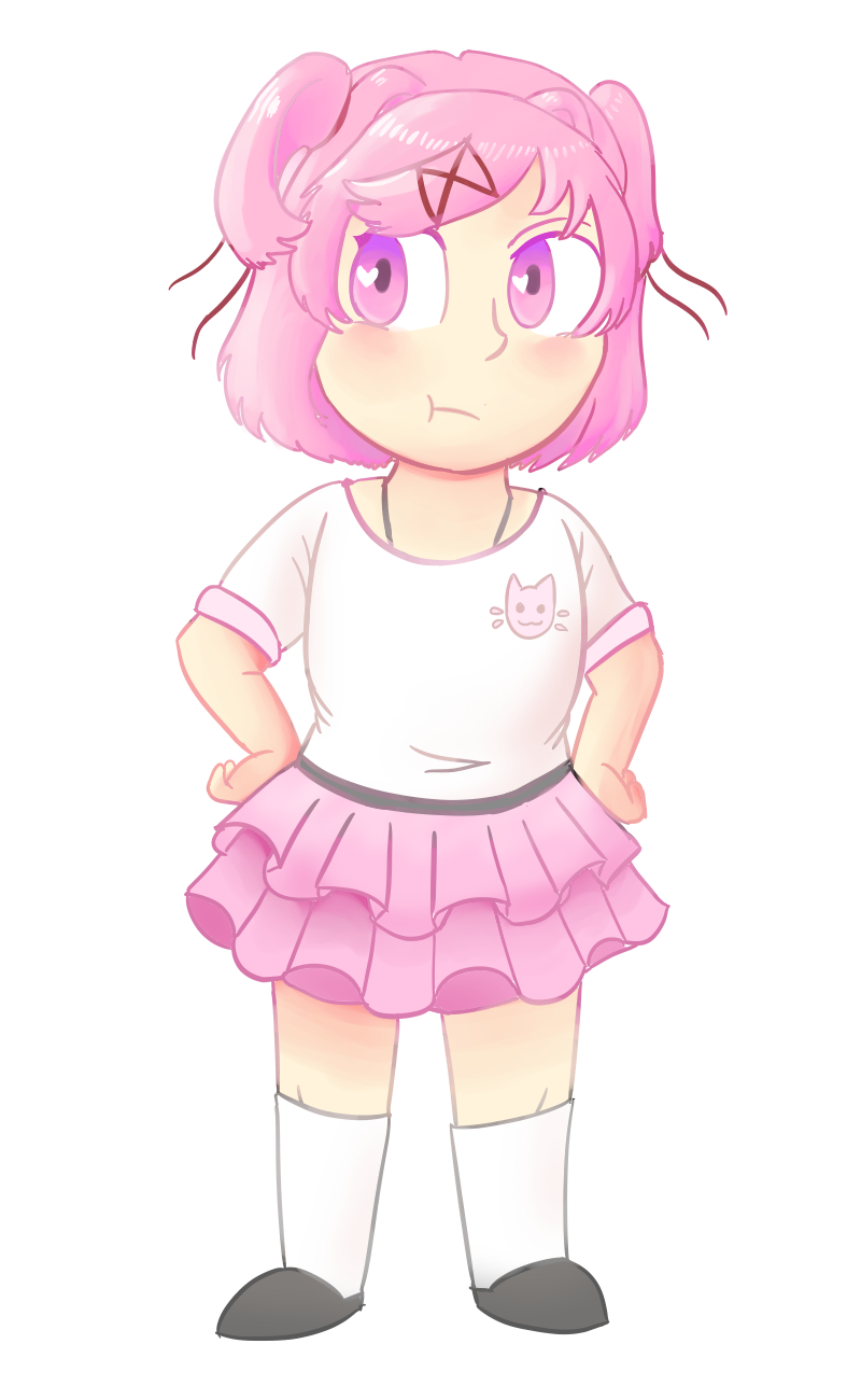 Natsuki Ddlc By Doodledanky On Deviantart