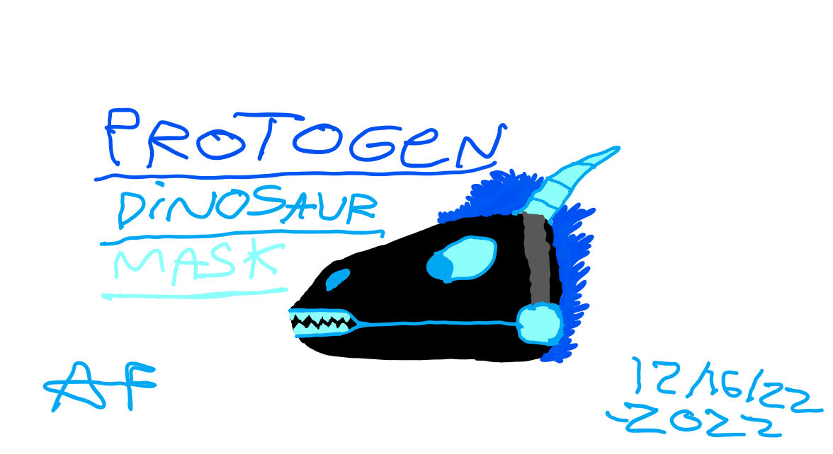 Protogen Dinosaur Mask By Thedragon2024 On Deviantart
