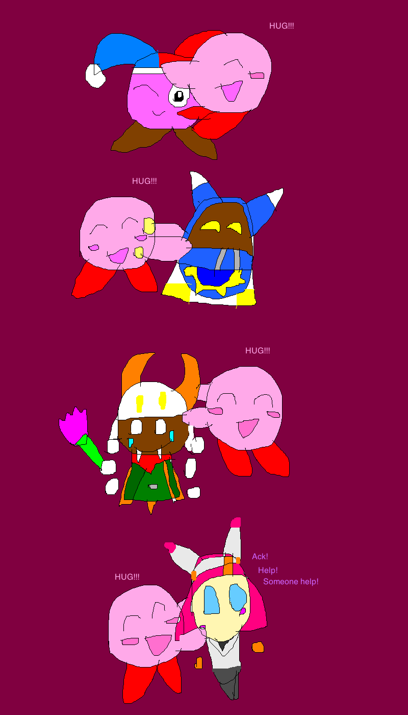 Kirbys Hugs By Megacrystalswiftail On Deviantart
