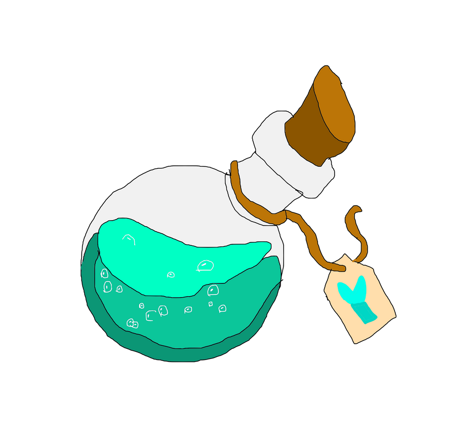 Mermaid Transformation Potion By Megacrystalswiftail On Deviantart