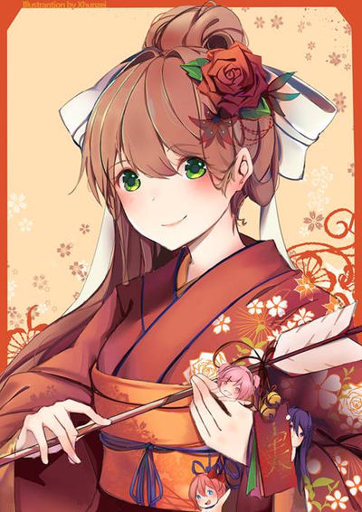 Monika Kimono By Xhunzei On Deviantart