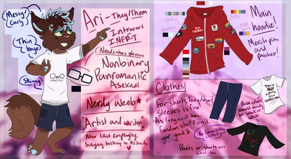Anthro Ari Reference 2018 By Starriiarii On Deviantart