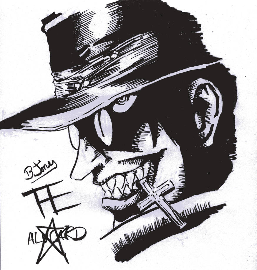 Arucard - Ink by TanisHalfElven on DeviantArt