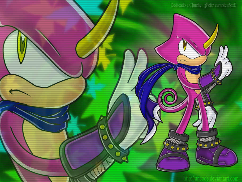 Espio the Chamaleon by ancode on DeviantArt
