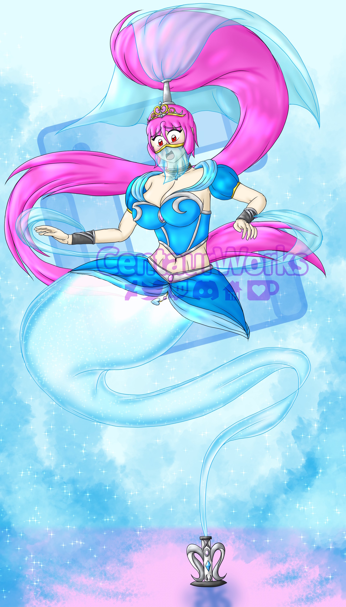 A Genie Princess By Centaurworks On Deviantart