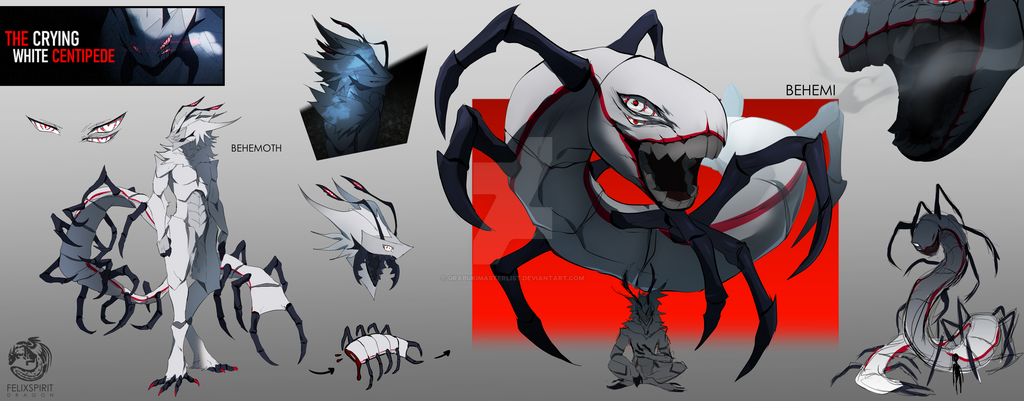 9 Behemoth The Crying White Centipede By Grabukimasterlist On