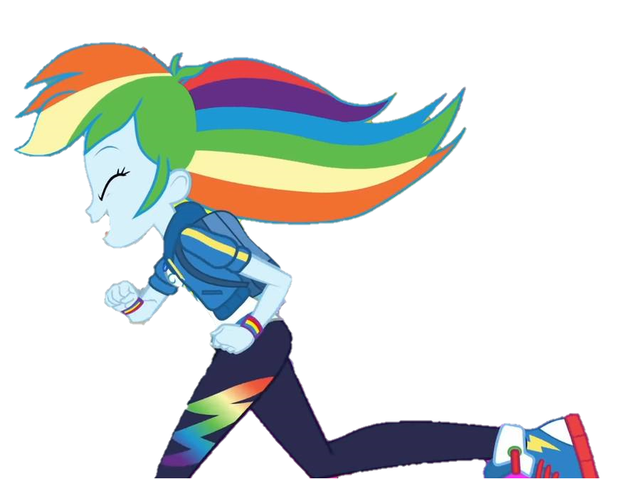 Rainbow Dash Running Vector By Mapleb On Deviantart
