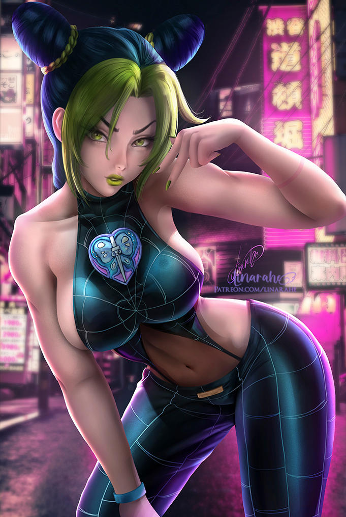 Jolyne Cujoh Old Ver By Linarahe On Deviantart