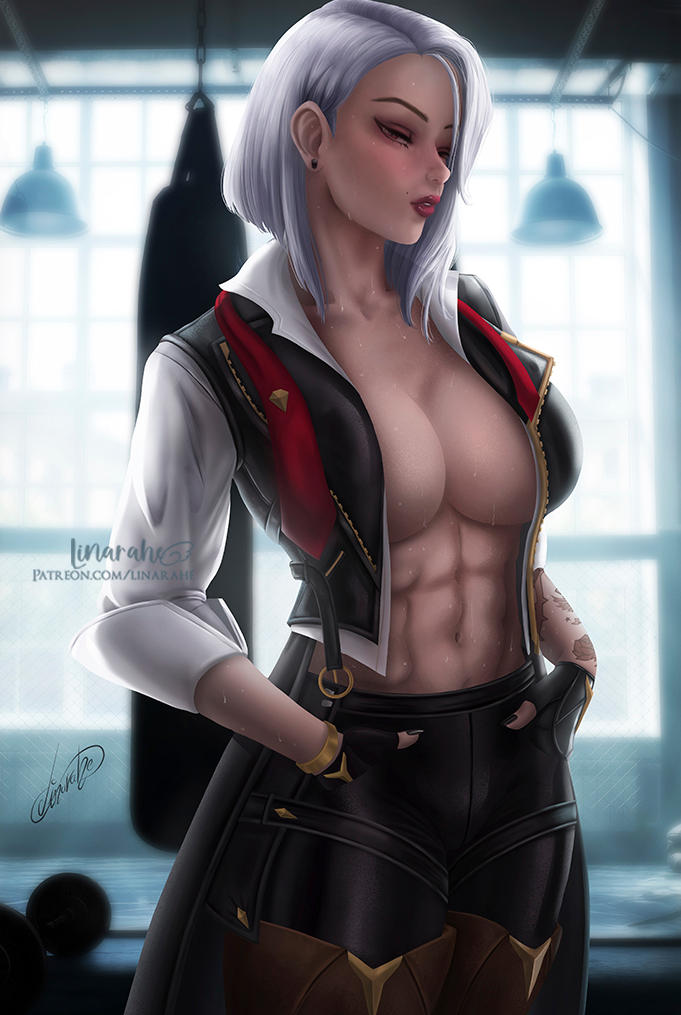 Ashe From Overwatch Public Commission By Linarahe On Deviantart
