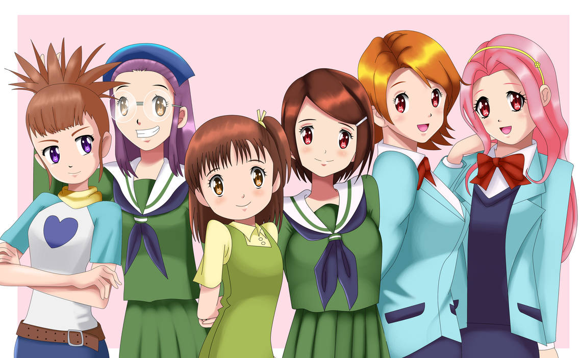 Digimon Girls By Sincity2100 On Deviantart