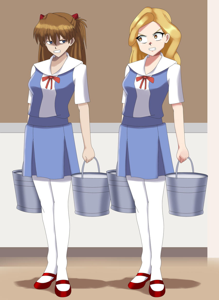 Commission Allison And Asuka In Detention By Sincity2100 On Deviantart