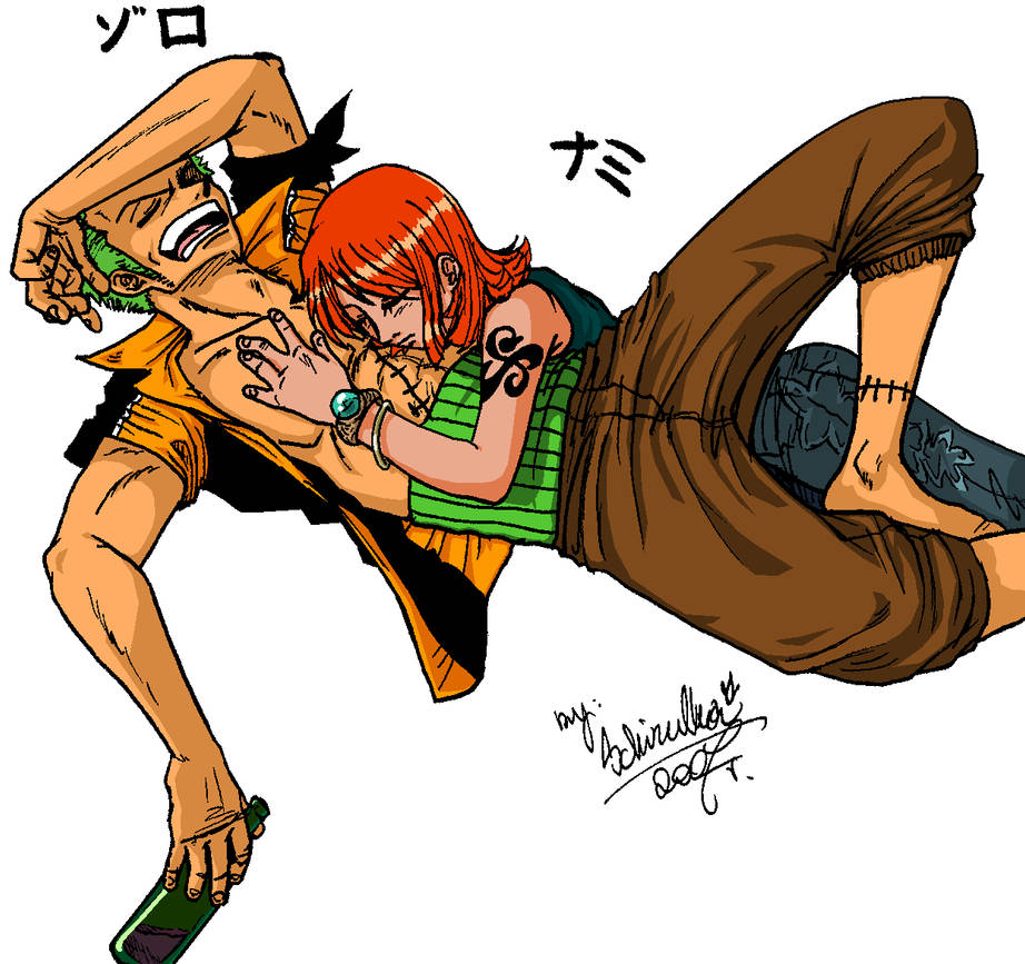 Nami And Zoro By Schizulka On Deviantart